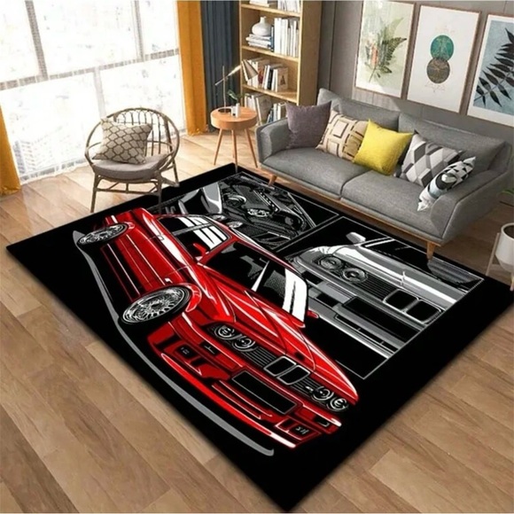 Accents | Bmw Sports Car Rug | Poshmark